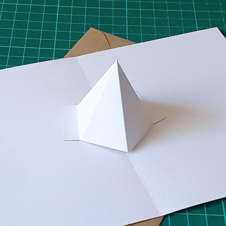 Pyramids Printable Pop-up Card - DIY Pop-up Card Template as Digital ...