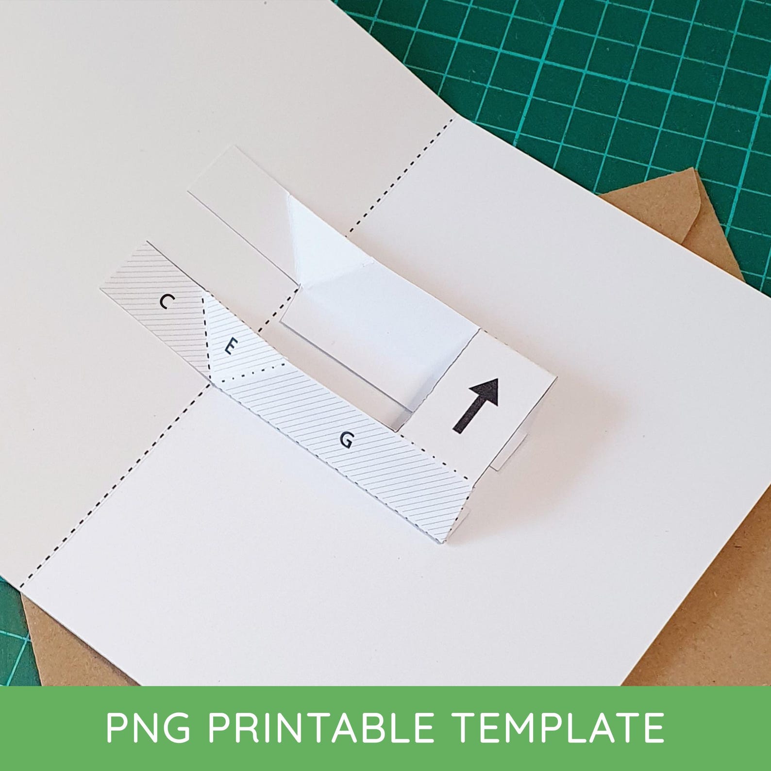 Vertical Movement Printable Pop-up Card Mechanism - DIY Pop-up Card ...
