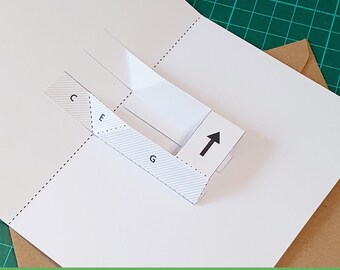 Side Rotation Printable Pop-up Card Mechanism - DIY Pop-up Card ...