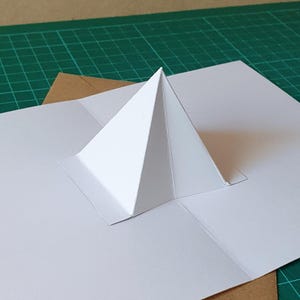 Pyramids Printable Pop-up Card - DIY Pop-up Card Template as Digital ...