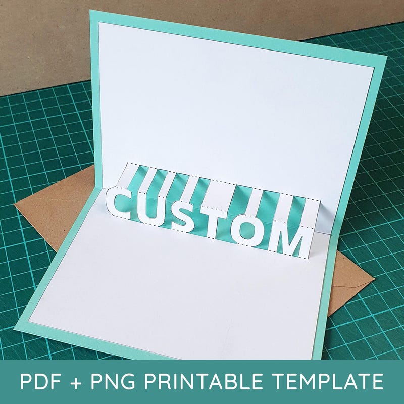 Kirigami Cards Template - Etsy