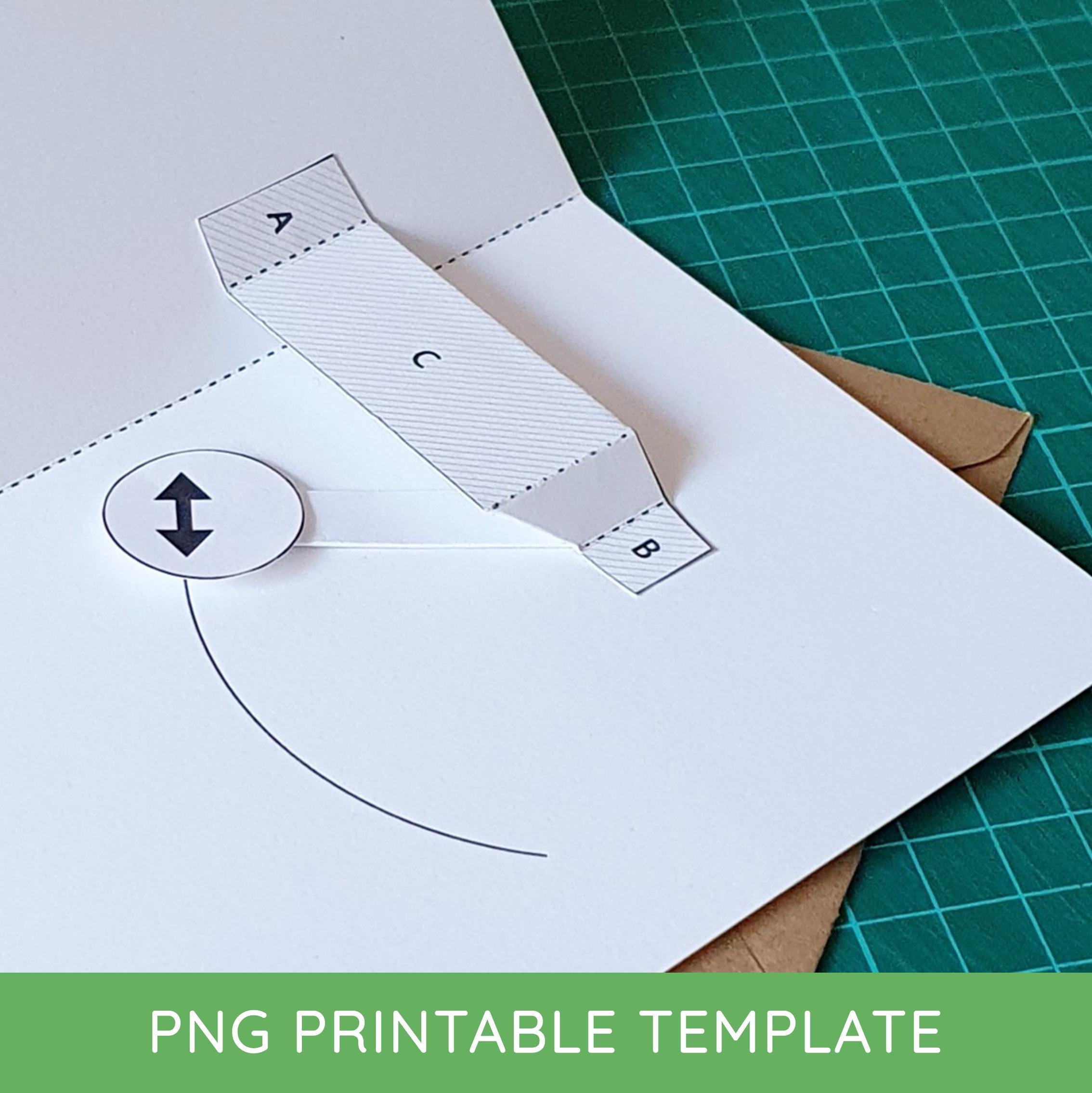 Side Pendulum Printable Pop-up Card Mechanism - DIY Pop-up Card ...