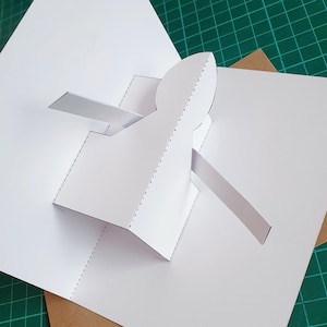 Opening Arms Printable Pop-up Card Mechanism - DIY Template as Digital ...