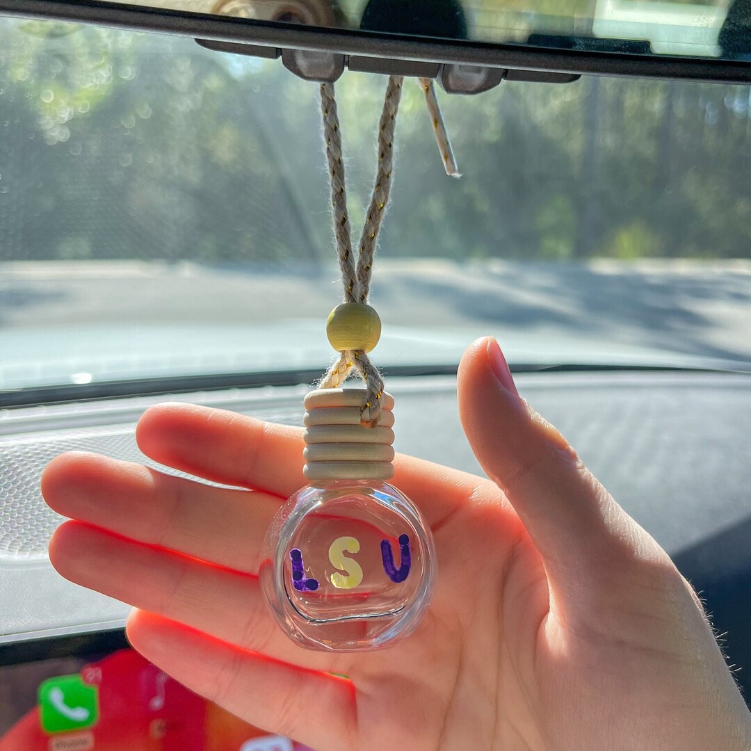 Custom 3 Letter: Hanging Car Air Freshener Fragrance Diffuser Choose ...