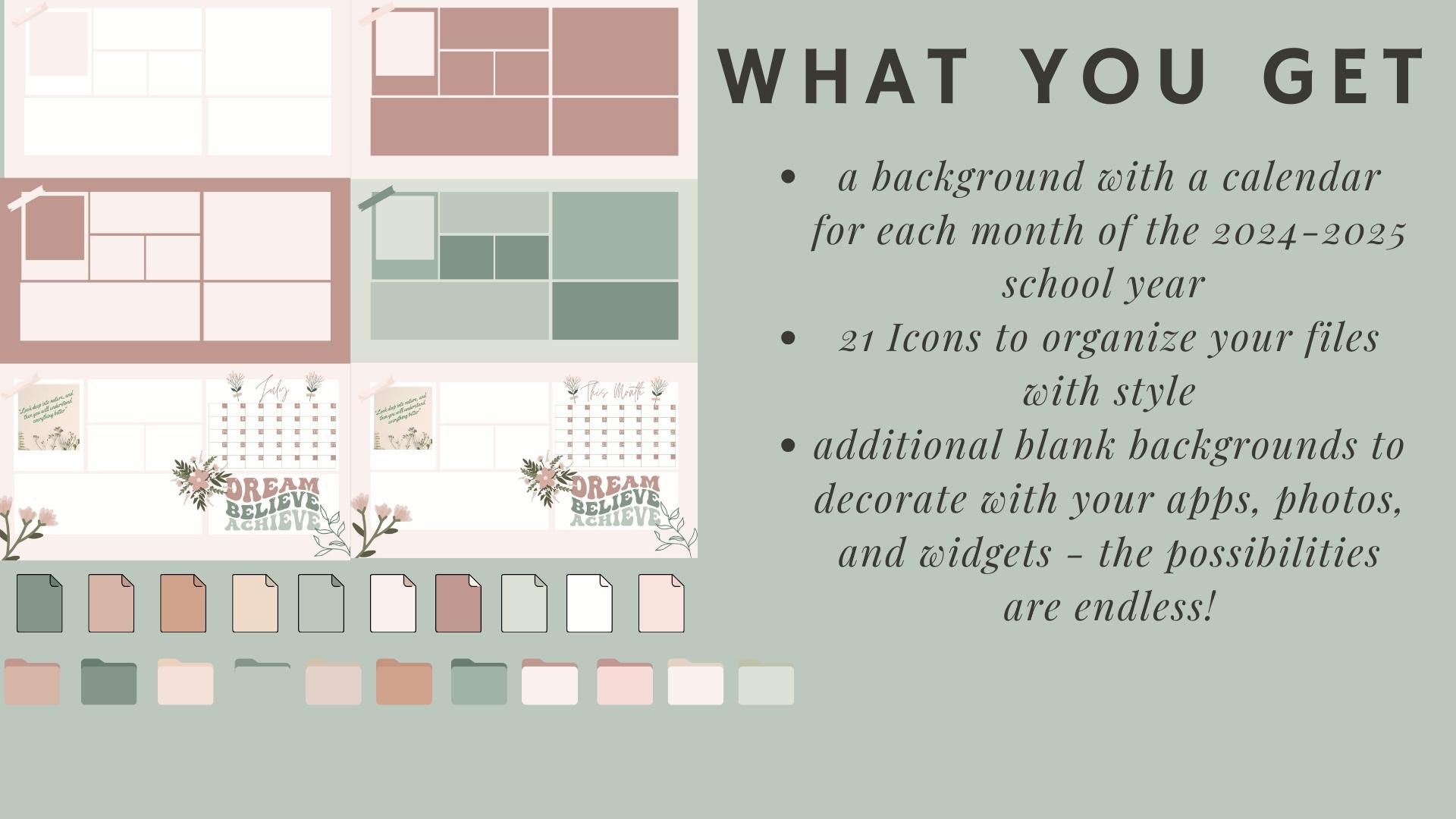 Desktop Organizing Backgrounds for Mac Ios / Aesthetic Elegant Natural ...