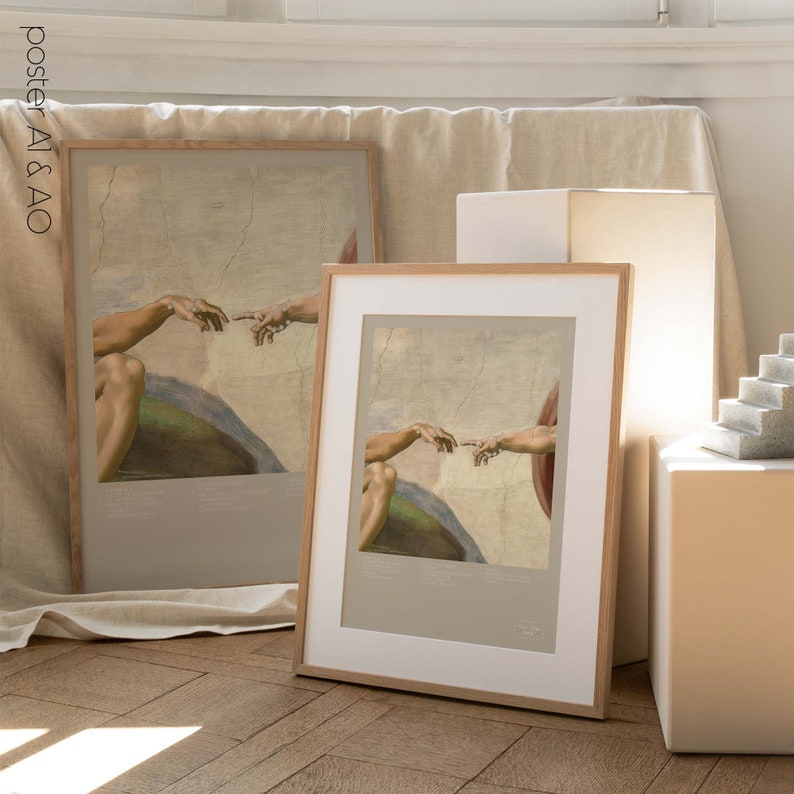 Creation of Adam & Hand Anatomy - Etsy