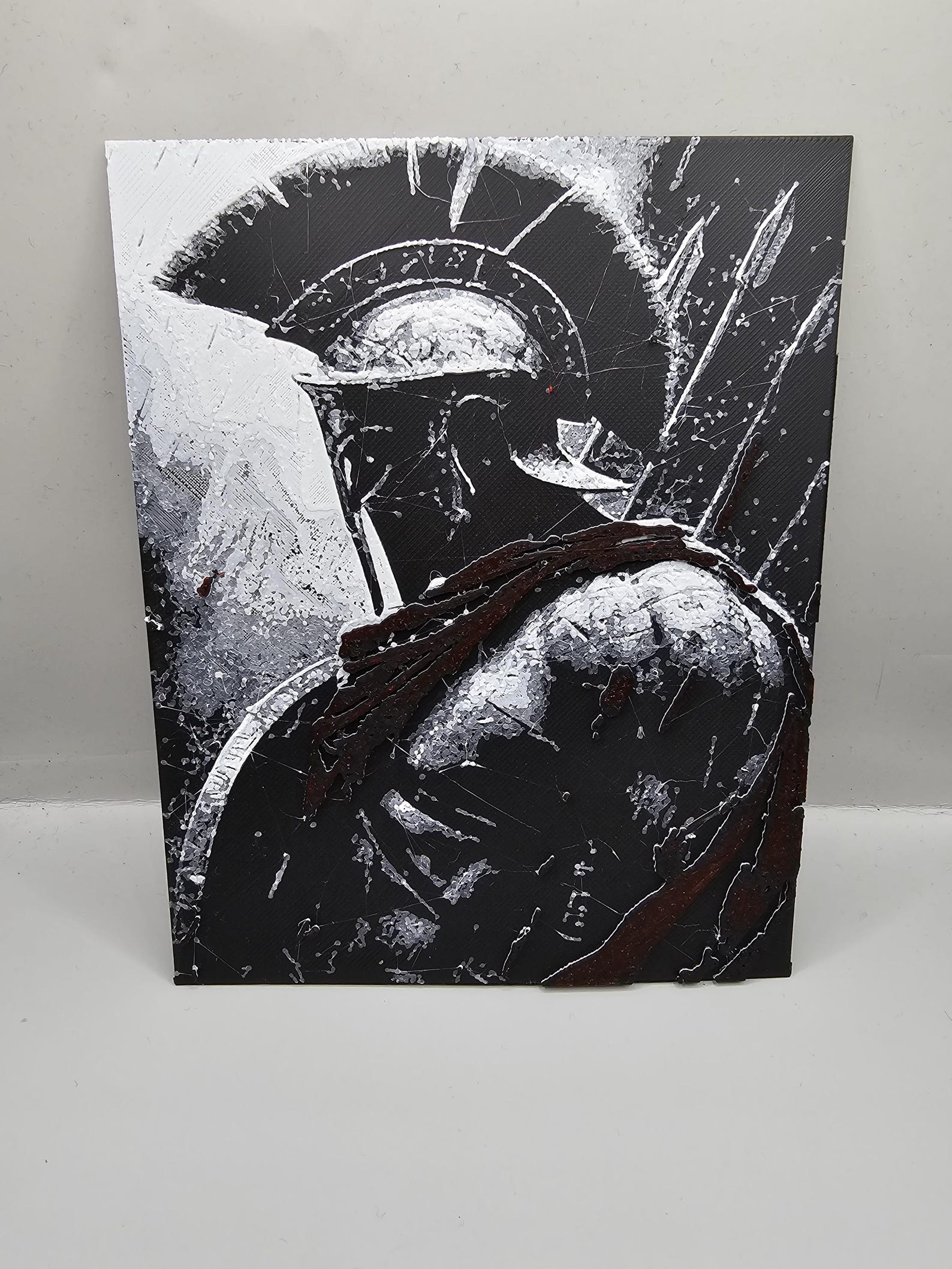Spartan Warrior Poster - 300 Inspired Unofficial Art - Homemade ...