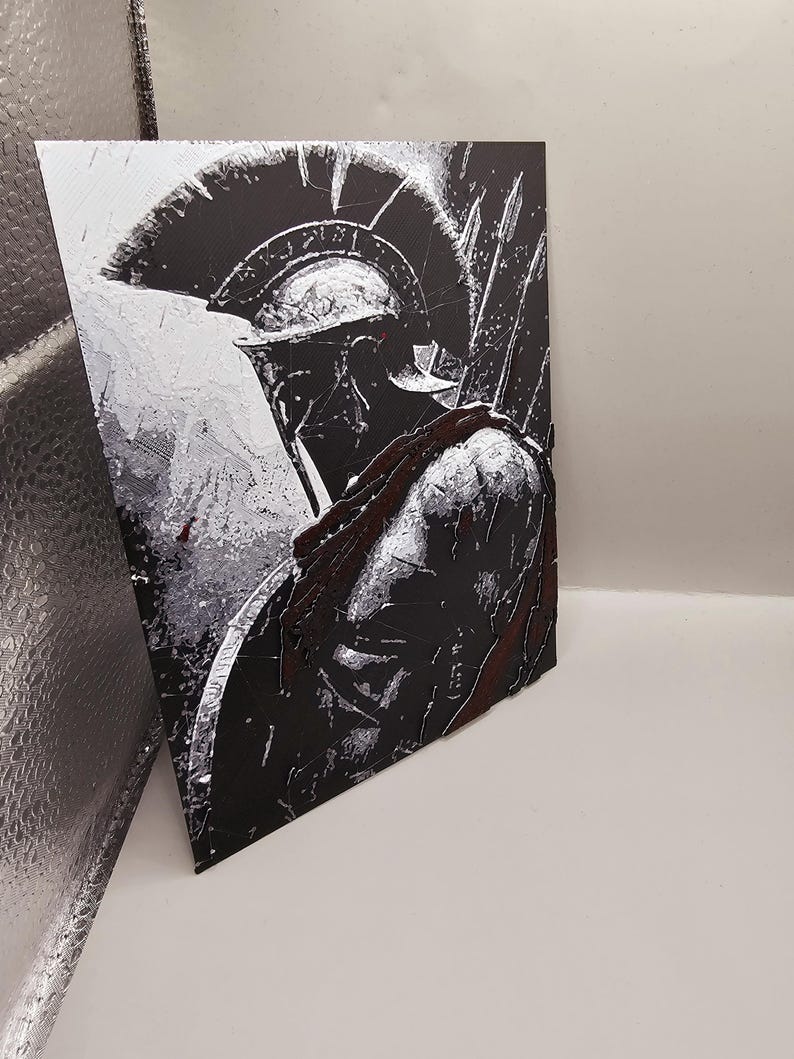 Spartan Warrior Poster - 300 Inspired Unofficial Art - Homemade ...