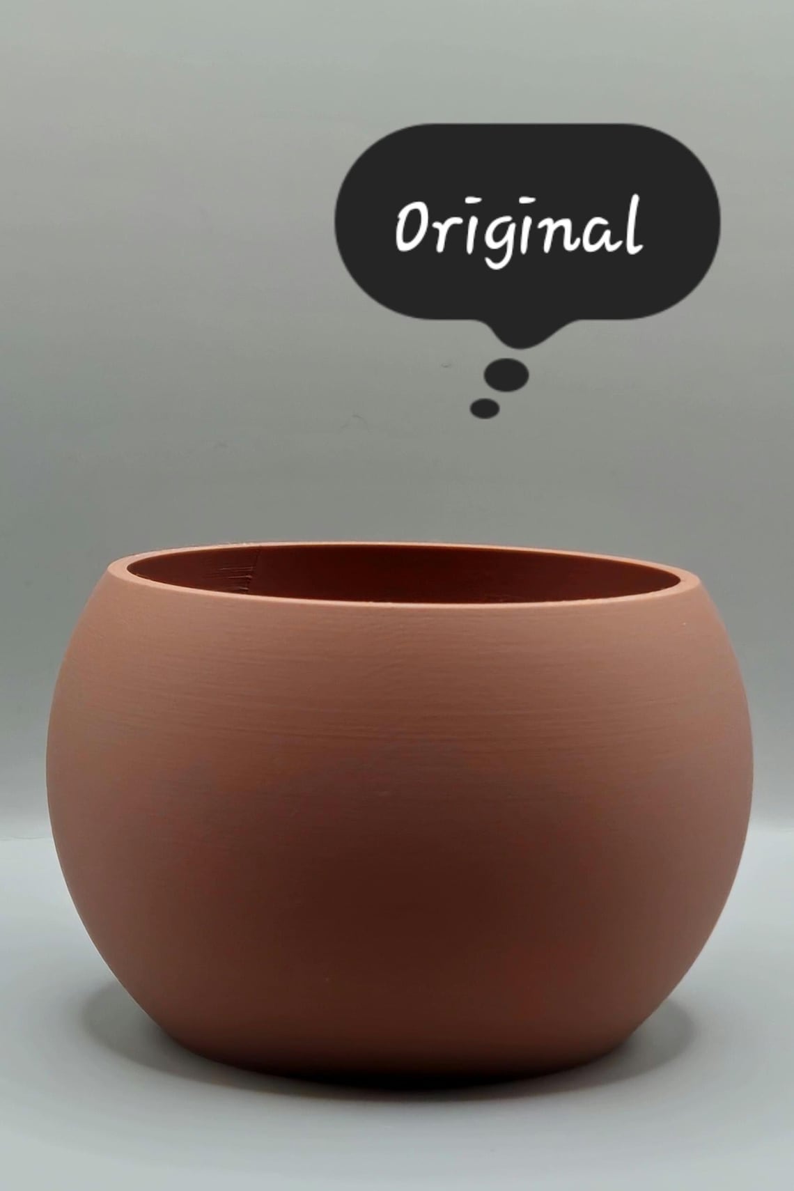 Modern Round Plant Pot: Homemade Plastic Planter, Minimalist Home Decor ...