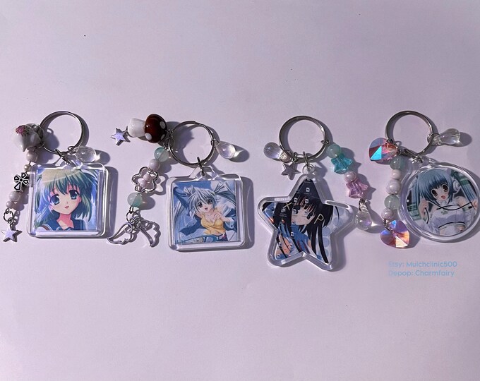 FRUTIGER AERO, KEYCHAIN, Anime, Y2k, 2000s, Nostalgia, Charm, Bagcharm ...