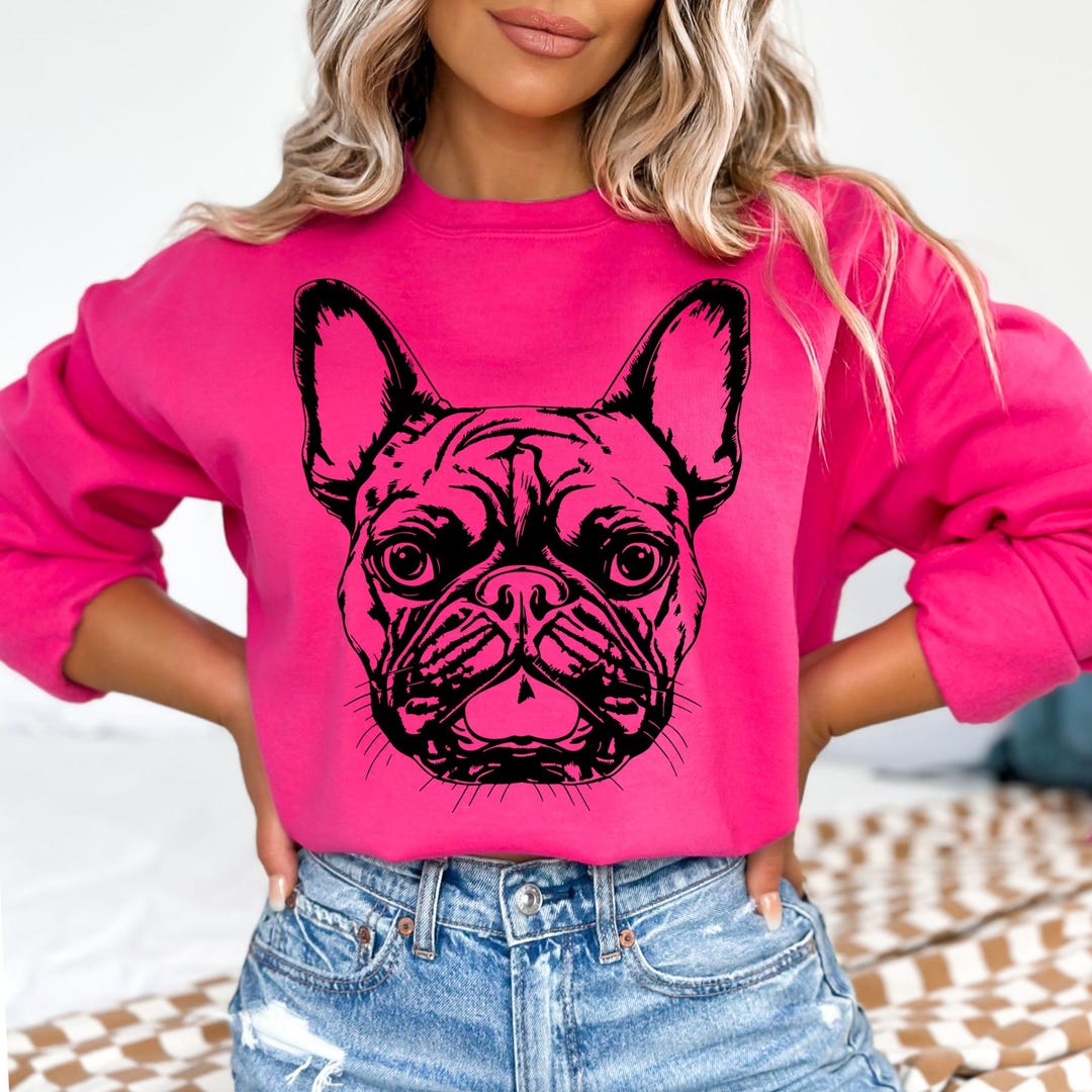 Frenchie, Custom DTF, Ready for Press Heat Transfers, DTF Transfer ...