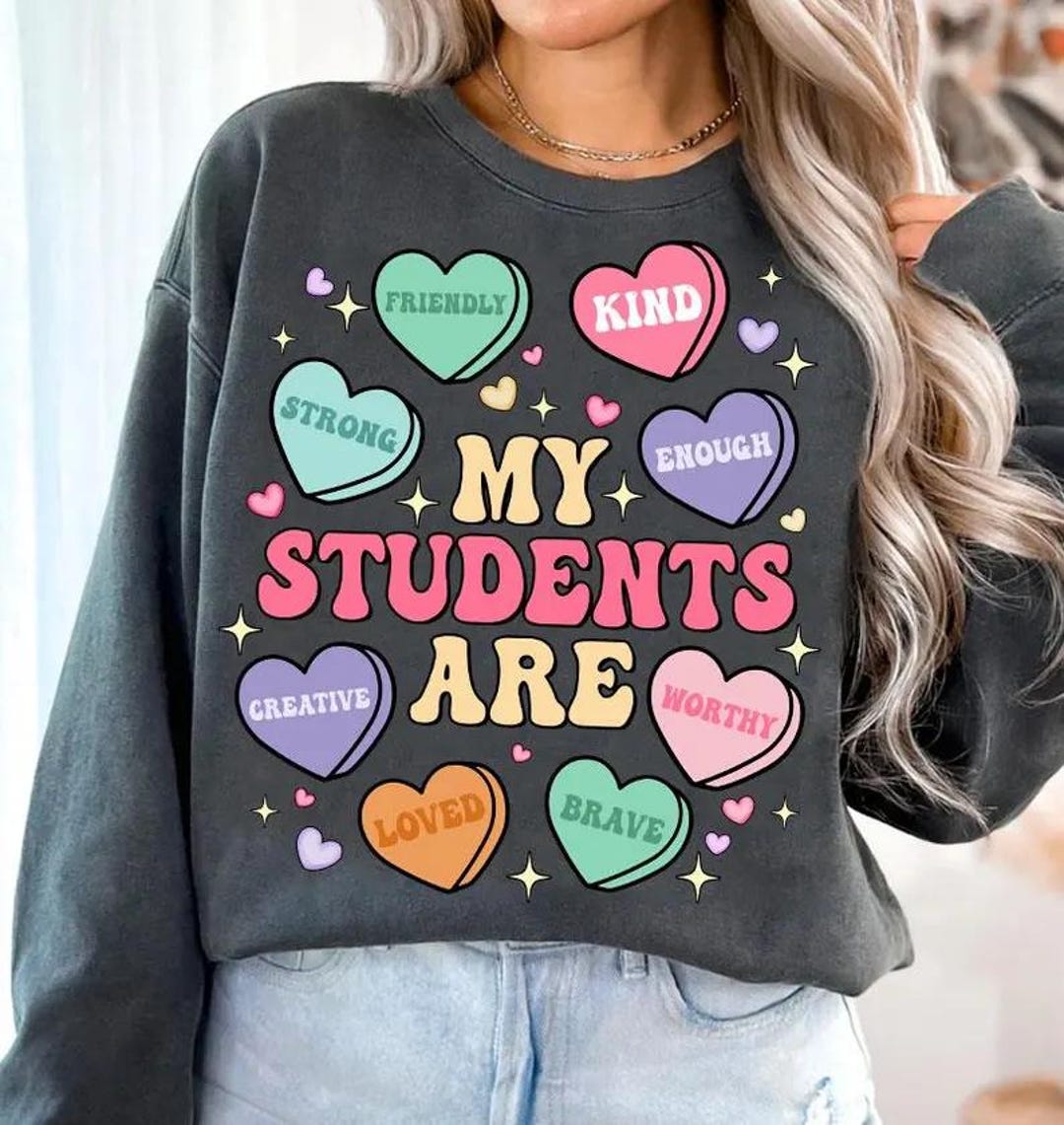 My Students Are Valentine PNG, Heart Candy Png, Positive Affirmations ...