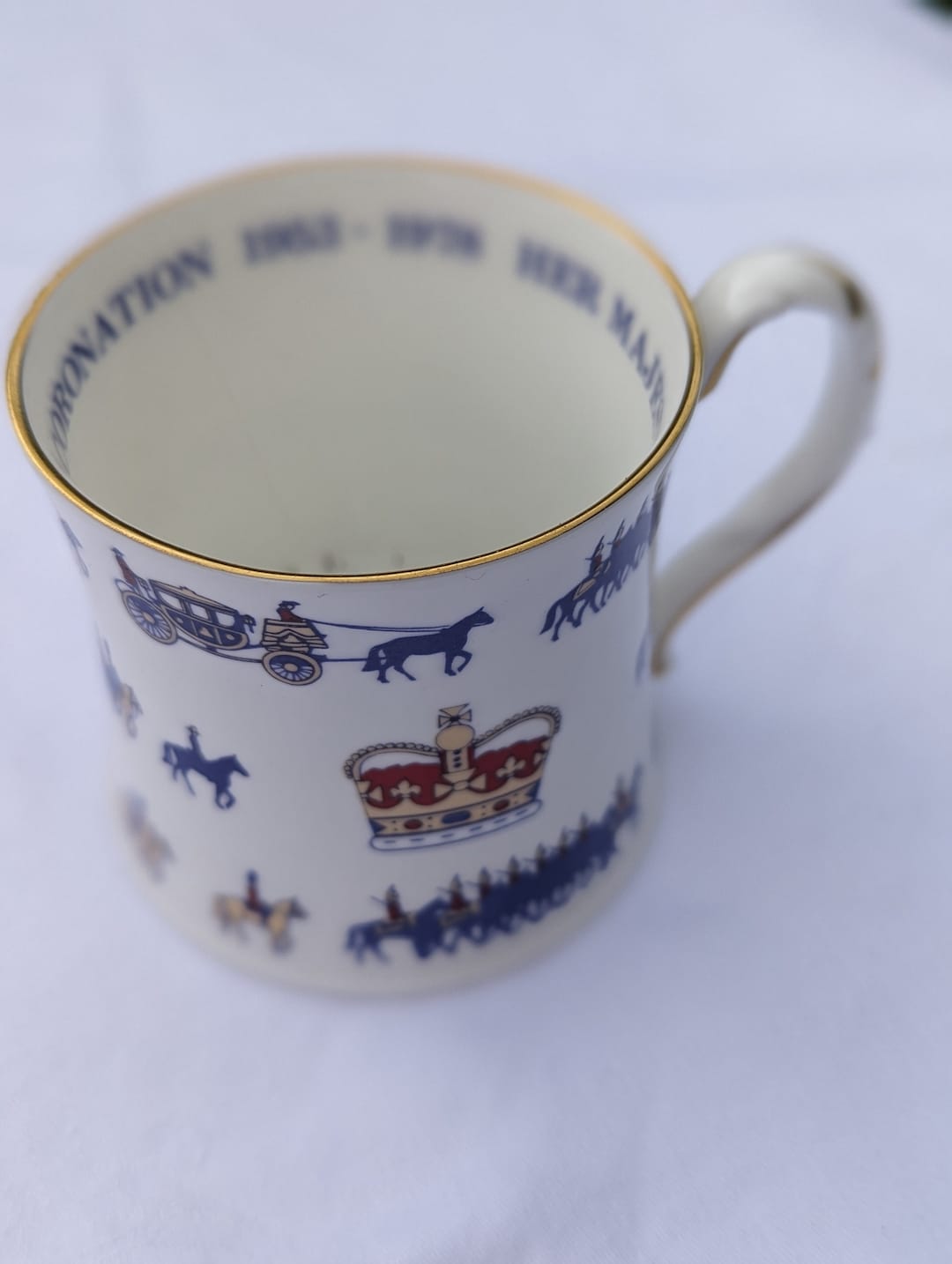 1975 Silver Jubilee Commemoration Mug From Coalport - Etsy