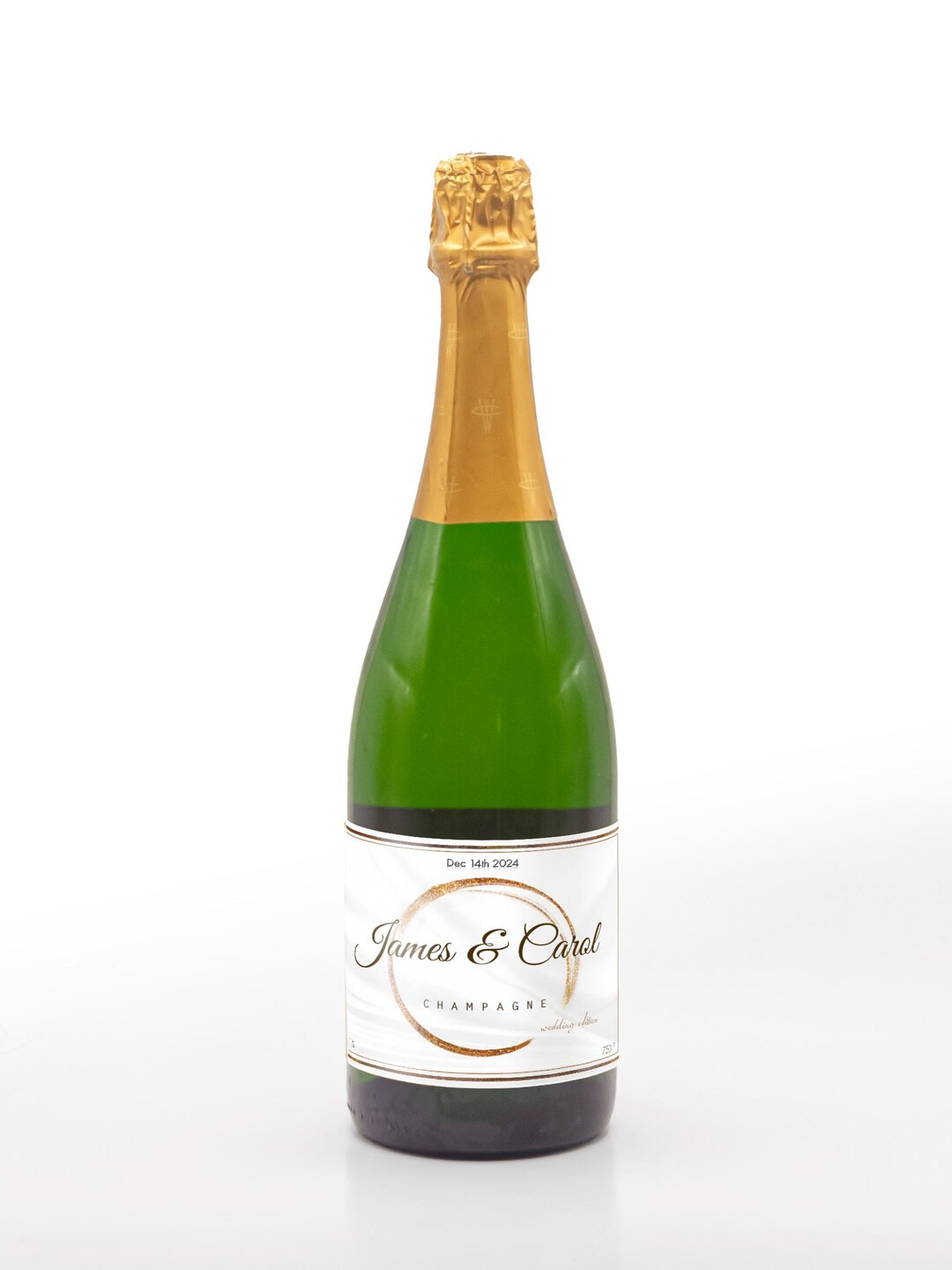 Champagne Label Wedding Edition - NO CANVA - Etsy