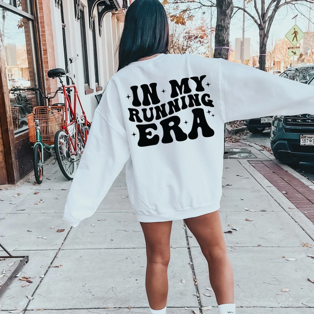 In My Running Era Sweatshirt, Runner Shirt, Funny Marathon Athlete ...