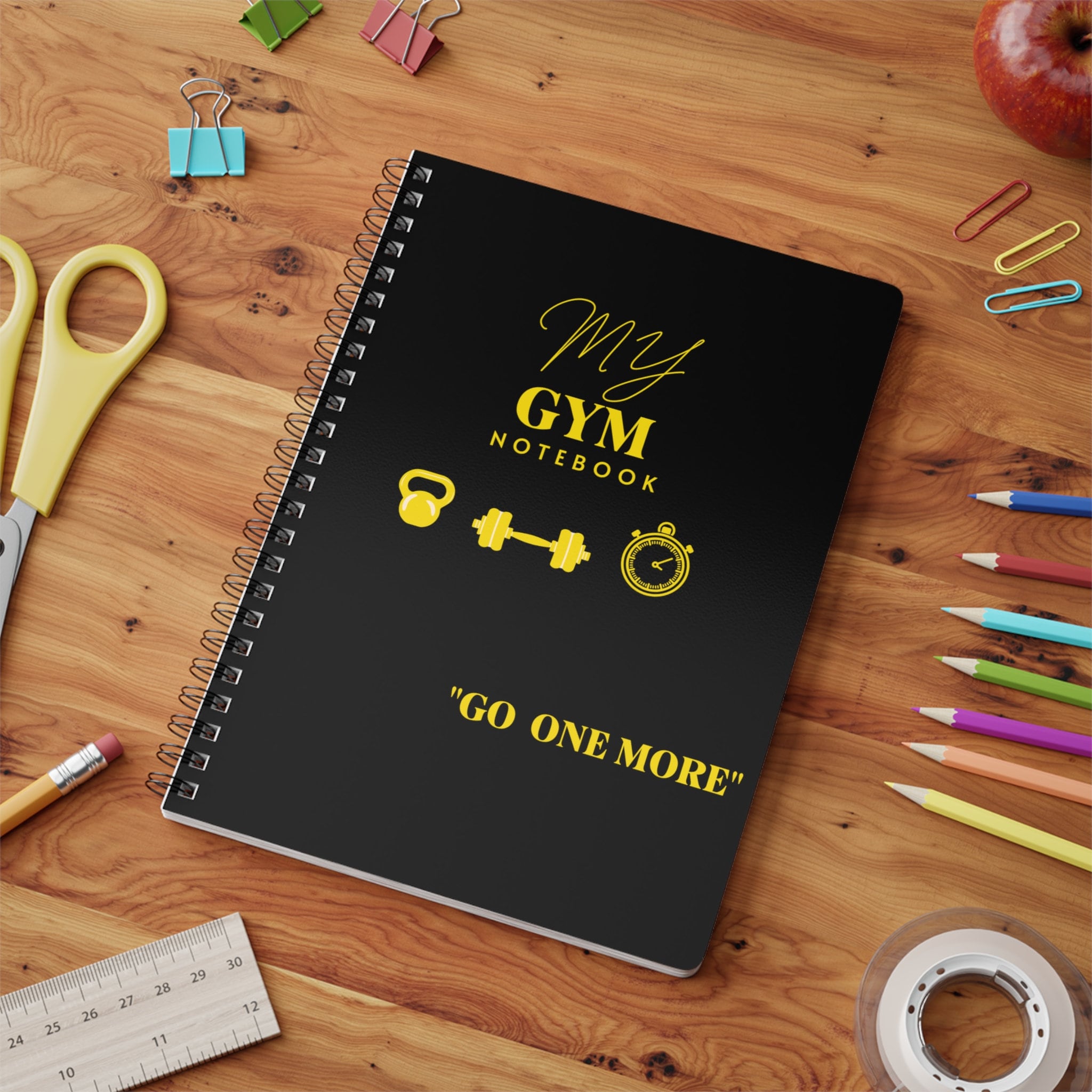 Gym Notebook A5 Gym Journal Gym Tracker Gym Notepad Gym Gift Crossfit ...