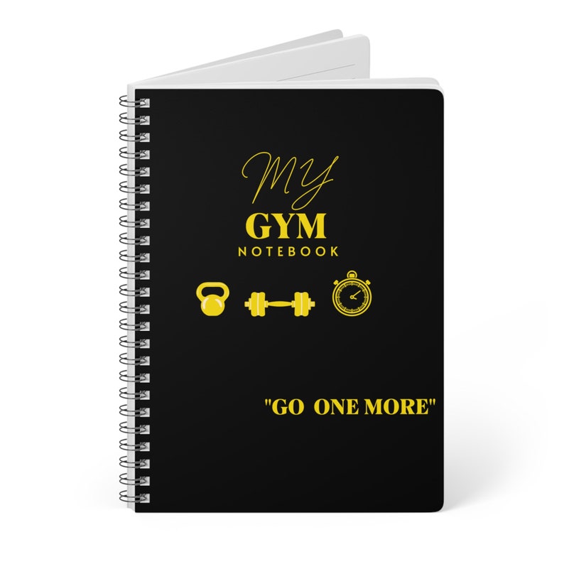 Gym Notebook A5 - Gym Journal - Gym Tracker - Gym Notepad - Gym Gift ...