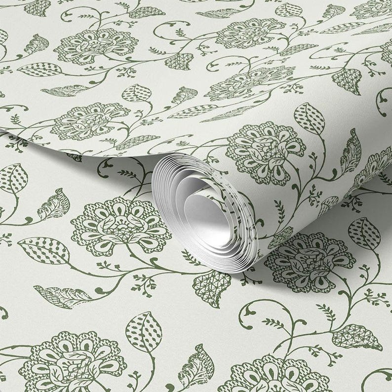 BOMBAY COLLECTION * INDORE Vine Pattern in 9 Color Ways * 24x24 Repeat ...