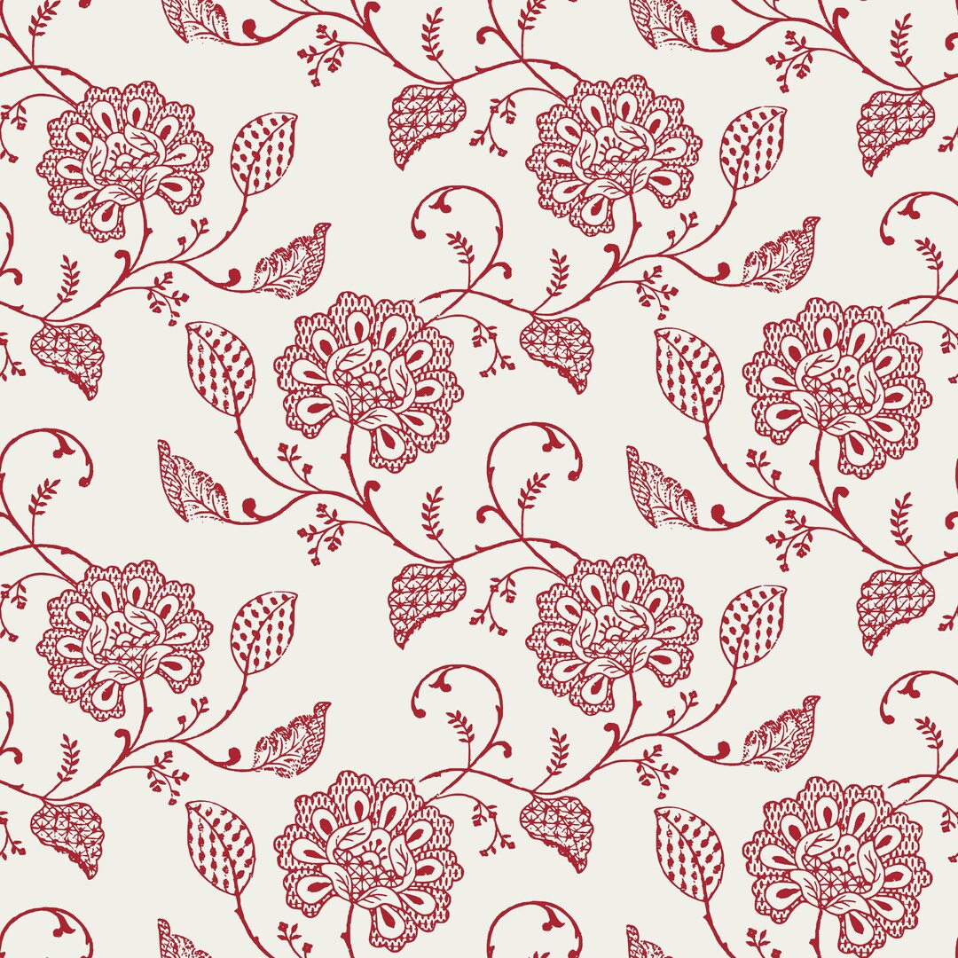 BOMBAY COLLECTION * INDORE Vine Pattern in 9 Color Ways * 24x24 Repeat ...