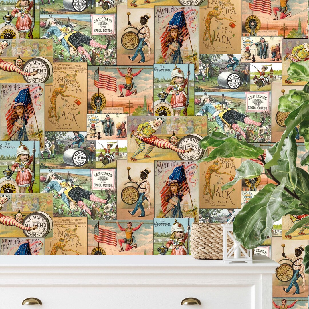 FARMHOUSE COLLECTION SEWING Daze Patriotic Labels 24x24 Repeat - Etsy