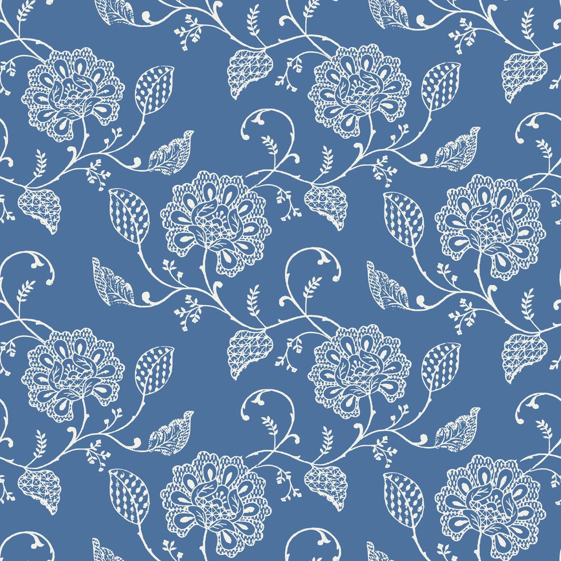 BOMBAY COLLECTION INDORE Vine Pattern in 9 Color Ways 24x24 Repeat - Etsy