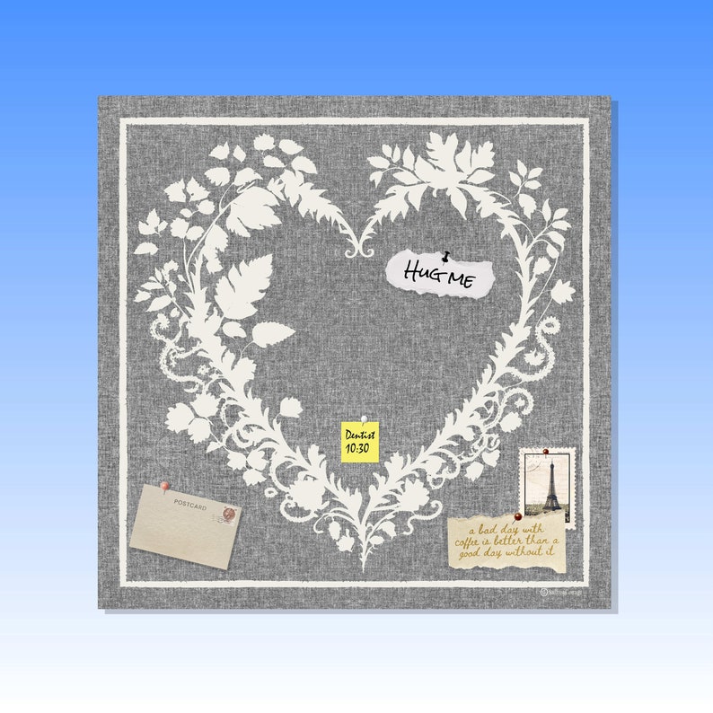 SQUARE PIN BOARD Bulletin Board 24x24 Inches Square All Hardware ...