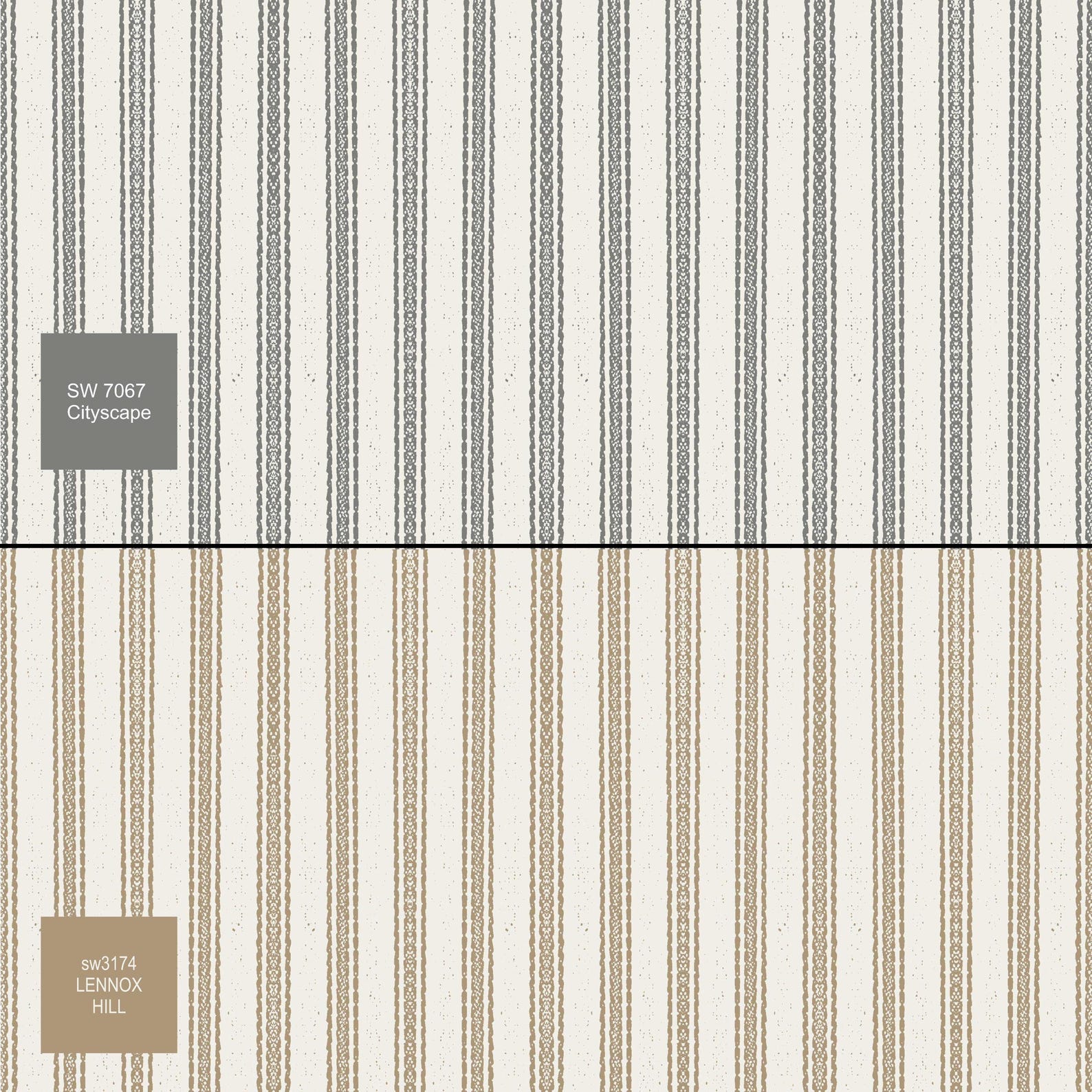 BOMBAY COLLECTION * TICKING Coordinate in 9 Bombay Color Ways * 24x24 ...