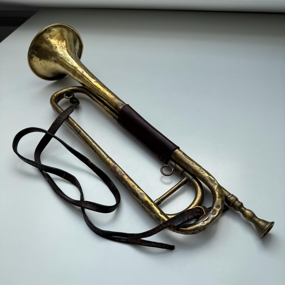 Antique 1900 Couesnon Military Bugle – French Brass Instrument - Etsy