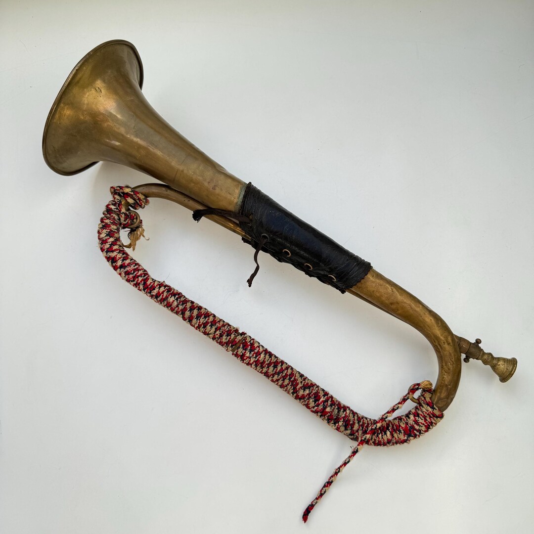 Antique Couesnon Brass Bugle – French Military, 1950s - Etsy
