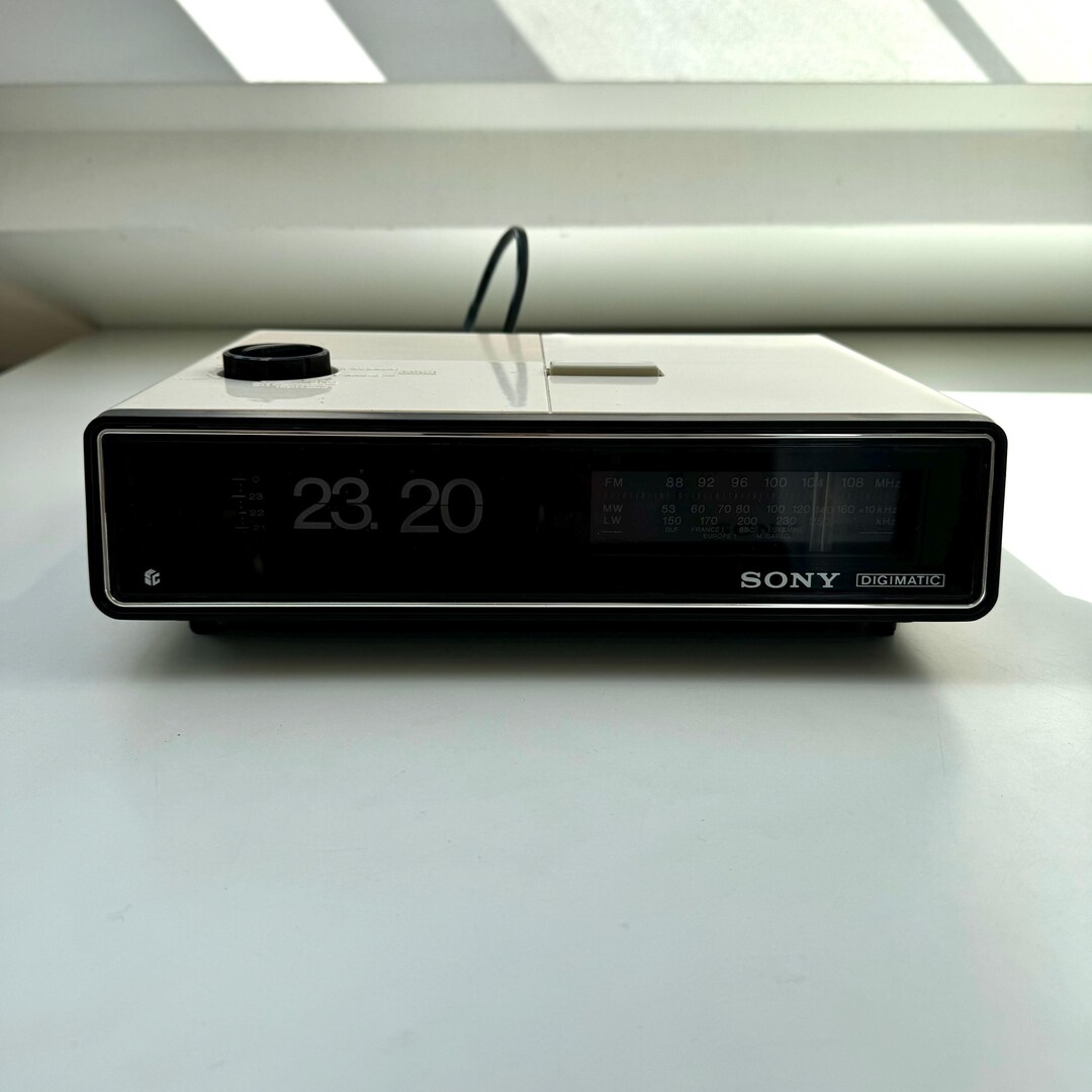 Vintage Sony Digimatic Digital Clock Radio 1970s Made in Japan - Etsy