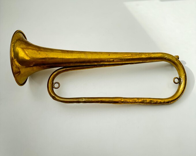 Vintage Military Bugle – Couesnon Paris – Brass Instrument - Etsy
