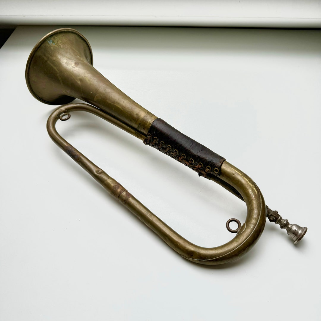 Antique Couesnon Brass Bugle - French Military Heritage - Etsy