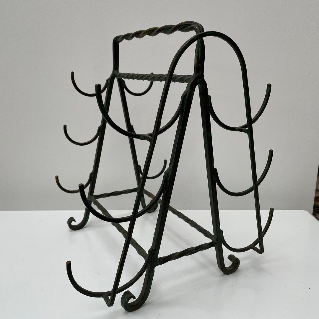 Vintage Bronze Wine Rack - Etsy