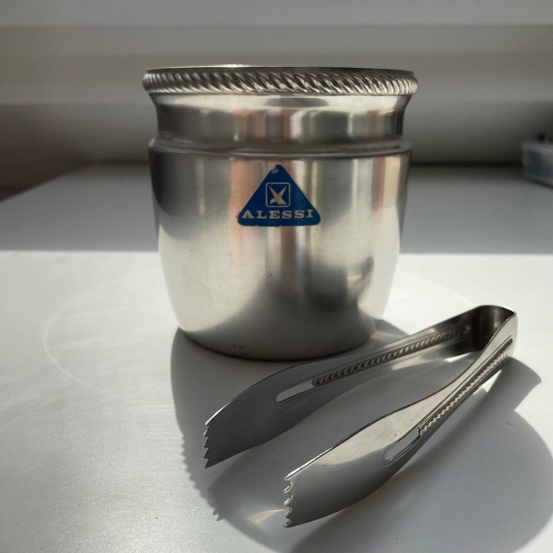 Alessi Alfra Vintage Ice Bucket With Tongue - Etsy