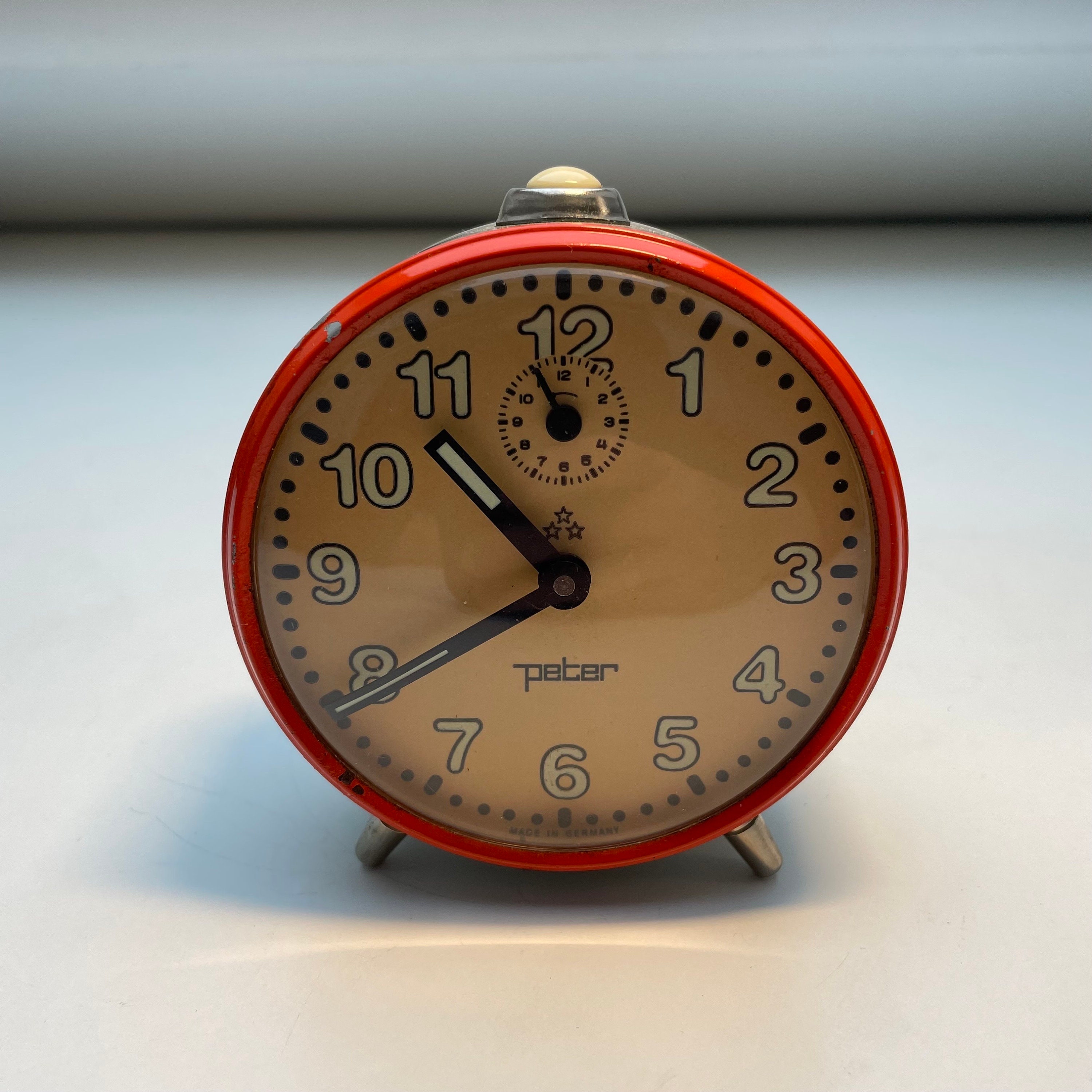 Vintage Peter Circle Alarm Clock Made in Germany - Etsy