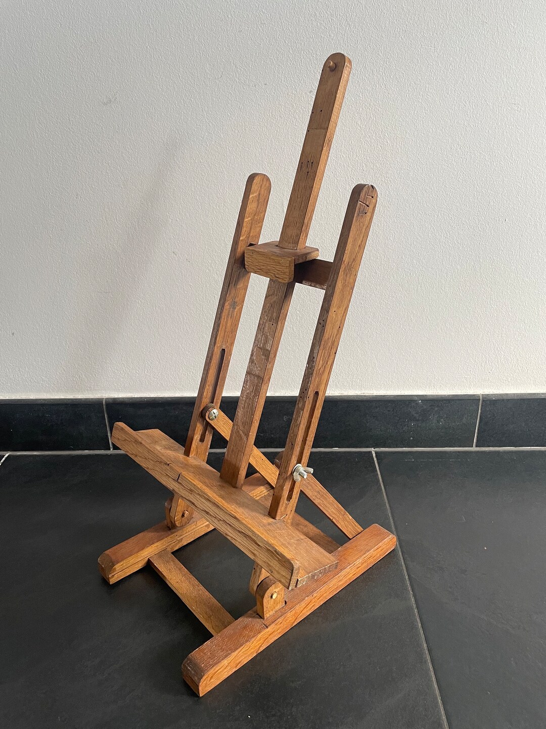 Vintage Wooden Table Easel - Art Presentation Stand - Etsy