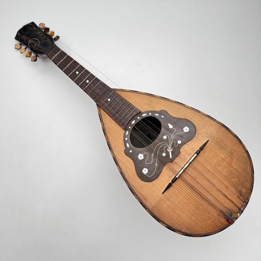 Antique Neapolitan Mandolin 8 Strings - Etsy