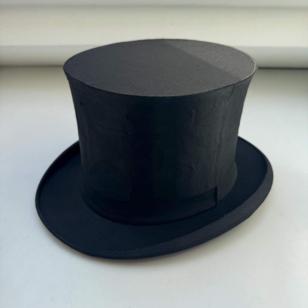 Vintage French Foldable Top Hat by Jean Bruder | Chapeau Claque Opera ...