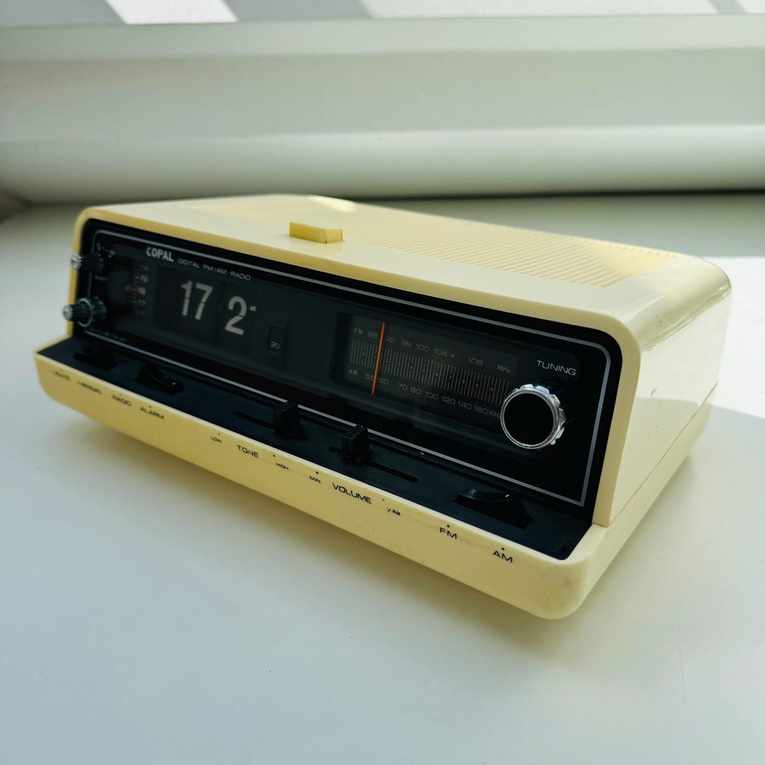 Vintage Digital Clock Radio by Copal, Korea (1970s) - Model RD-700 - Etsy