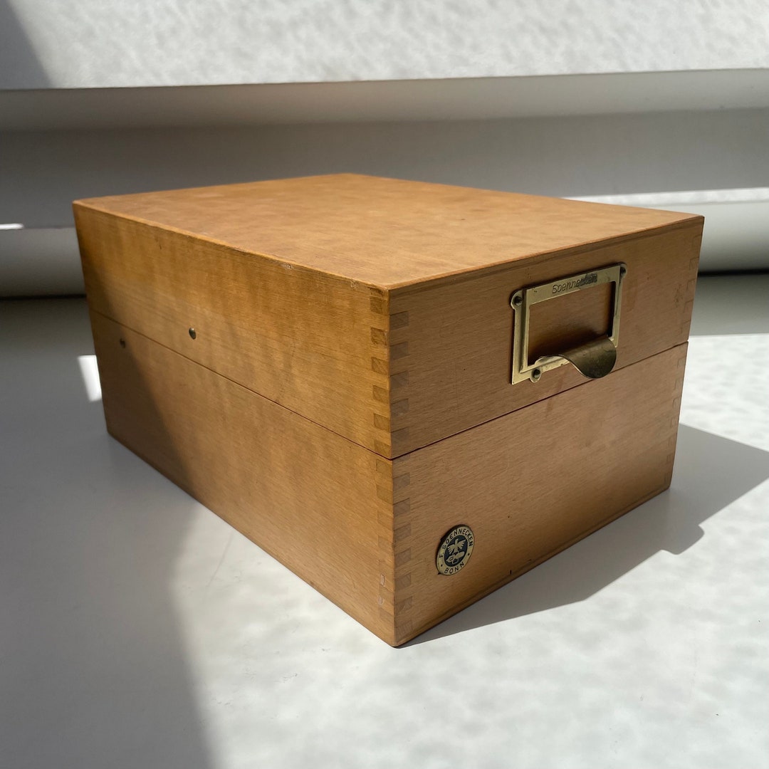 Vintage Wooden Desk Organizer Box by F. Soennecken Bonn - Etsy
