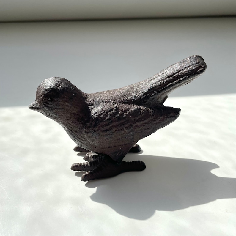 Vintage Metal Bird Outdoor Decoration - Etsy
