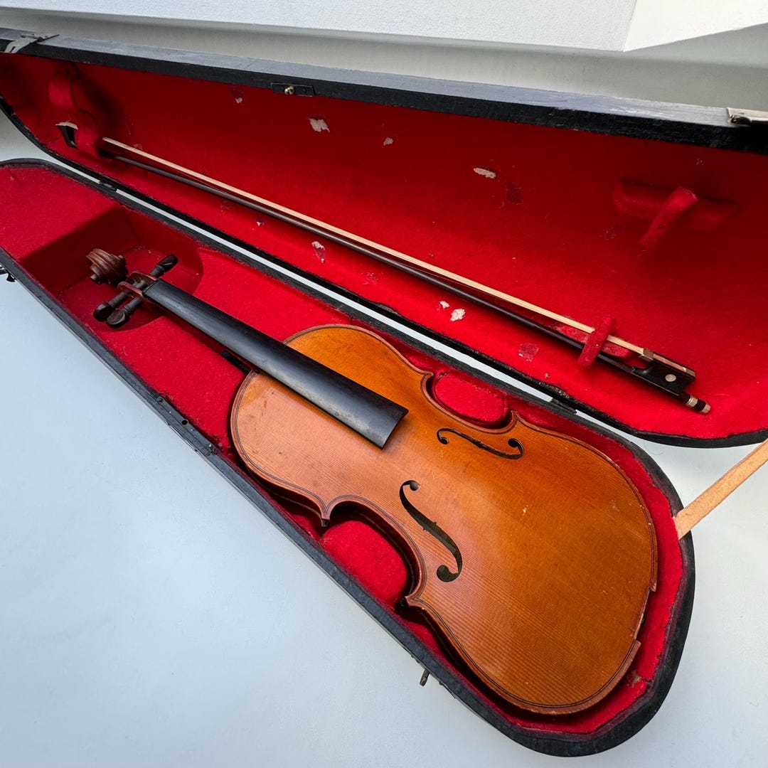 Vintage Nicolas Amati Violin Replica - Signed Inside - Etsy