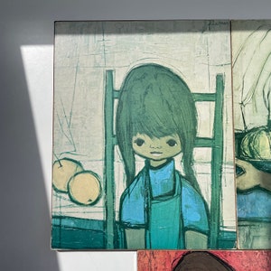 Set of 3 Wooden Prints - Reproductions of Jaklien Moerman Paintings - Etsy