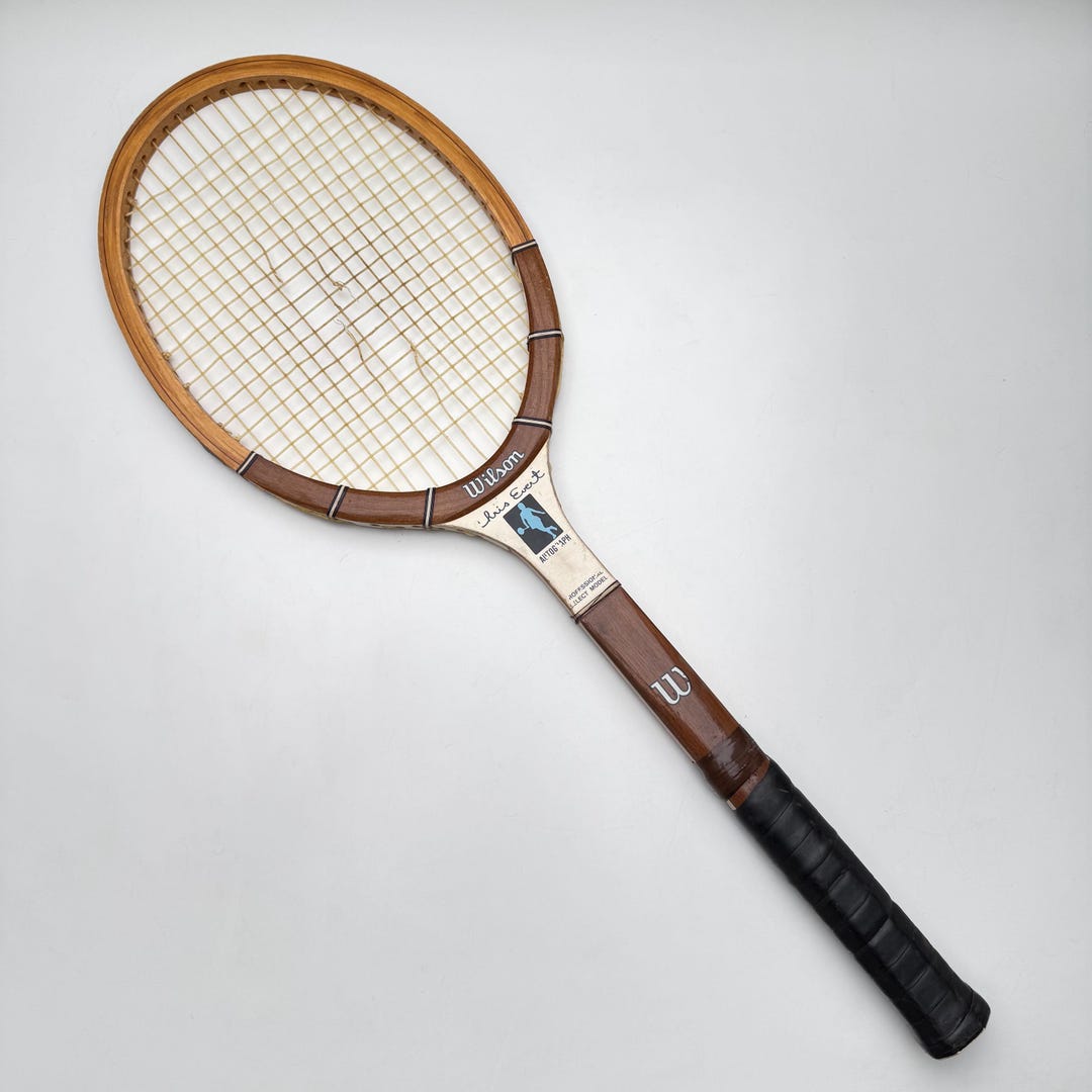 Vintage Wilson Autograph Speed Flex Fibre Face Wood Tennis Racket ...