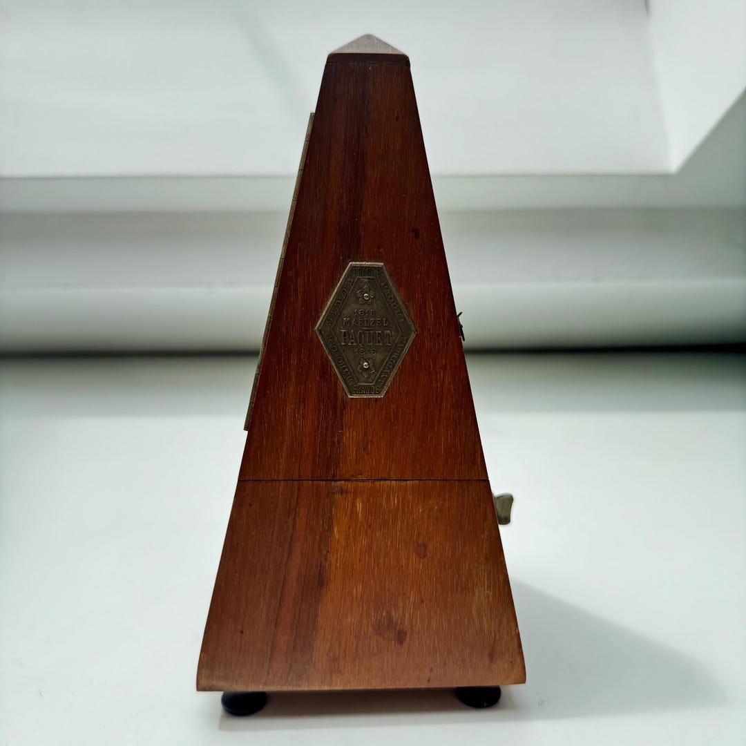 Vintage Maelzel Paquet Wooden Metronome – French Wind-up Metronome ...