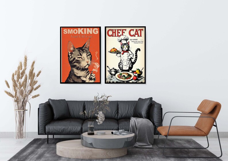 5 PRINTABLE CAT PEOPLE - Etsy