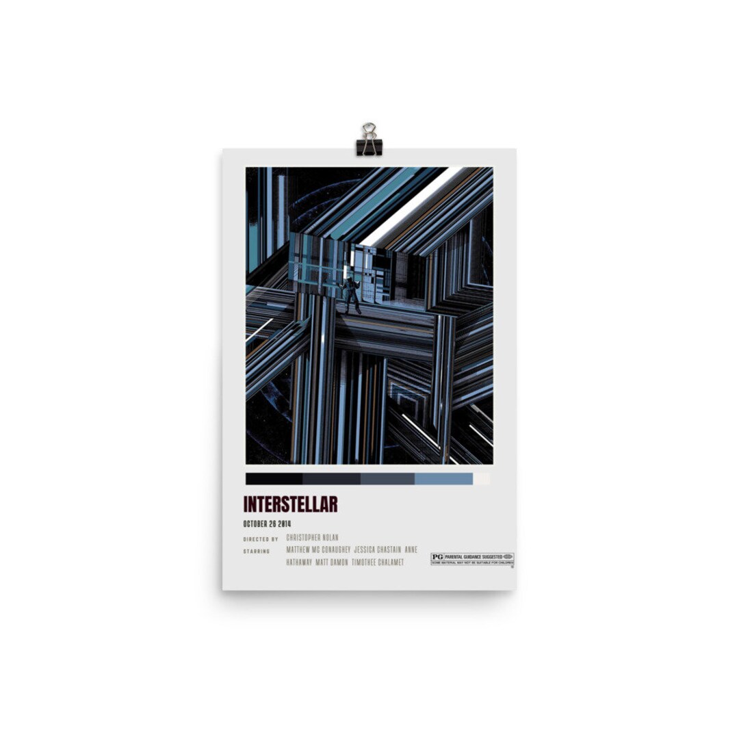 Minimal Interstellar Poster 12x18 - Etsy