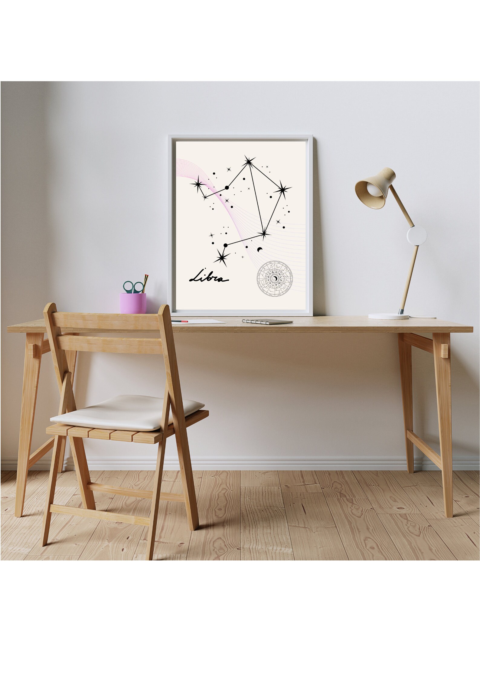 Libra Minimalist Aesthetic Print Horoscope Print Digital Print - Etsy