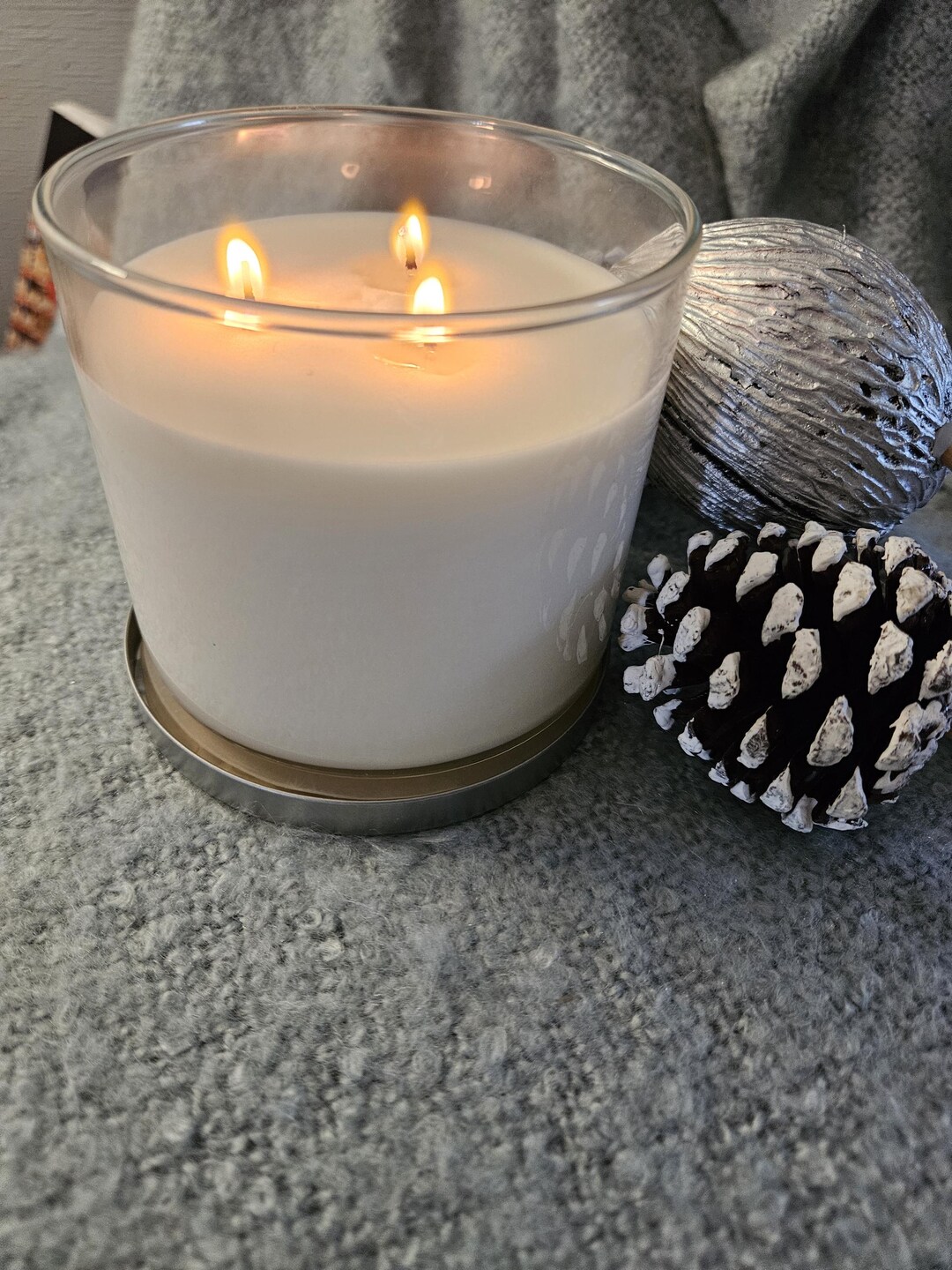 Vanilla Cone 3-wick Candle - Etsy