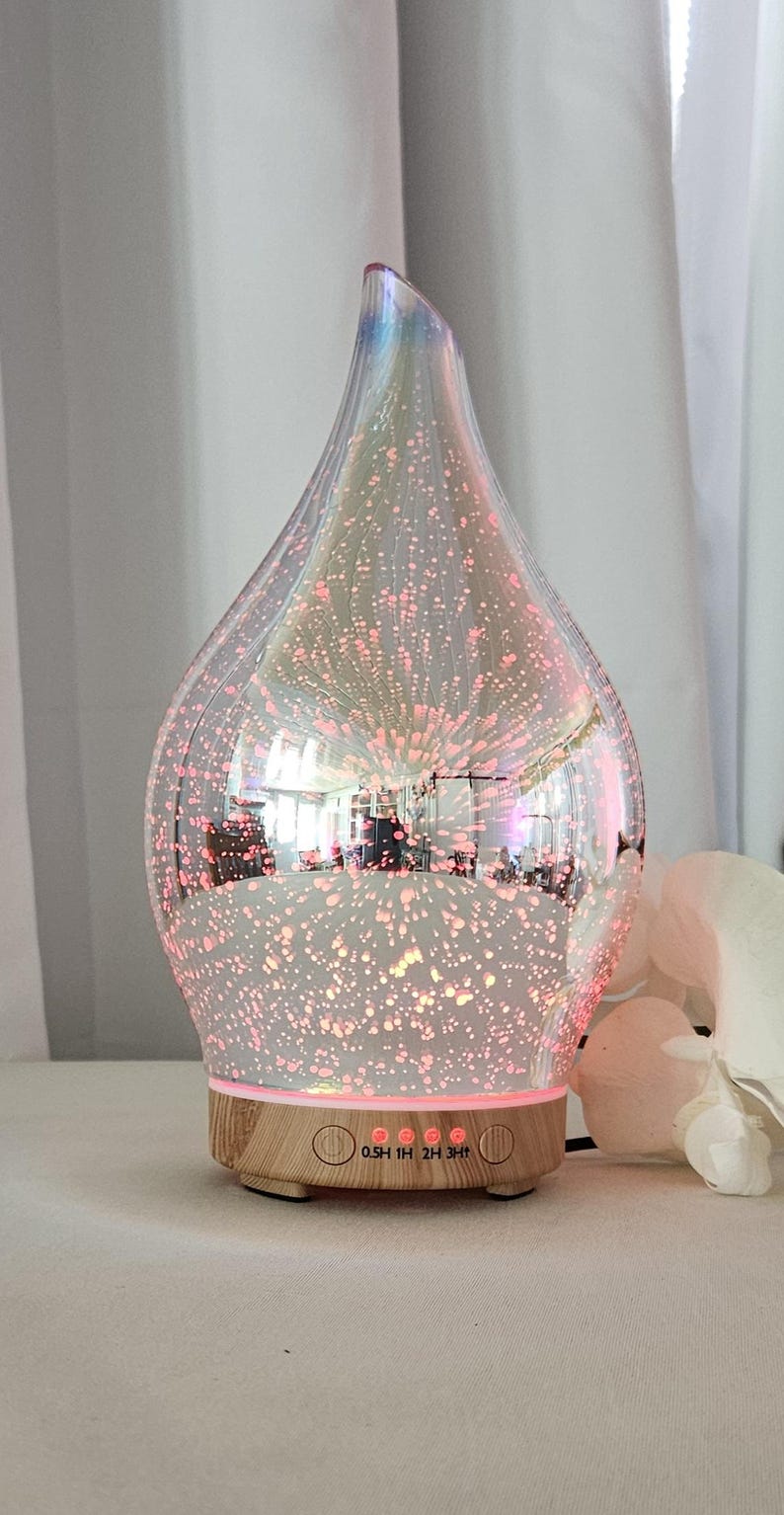 Handblown Glass Aromatherapy Essential Oil Diffuser - Etsy